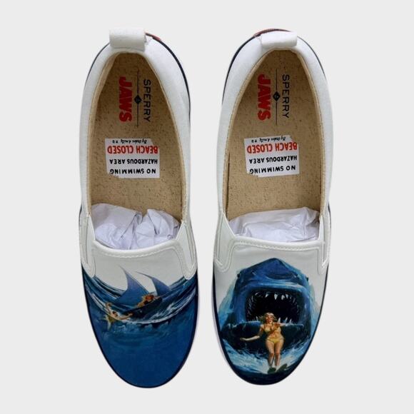 Sperry | Shoes | Jaws X Sperry 4th Anniv Crest Twin Gore Poster Slip On ...